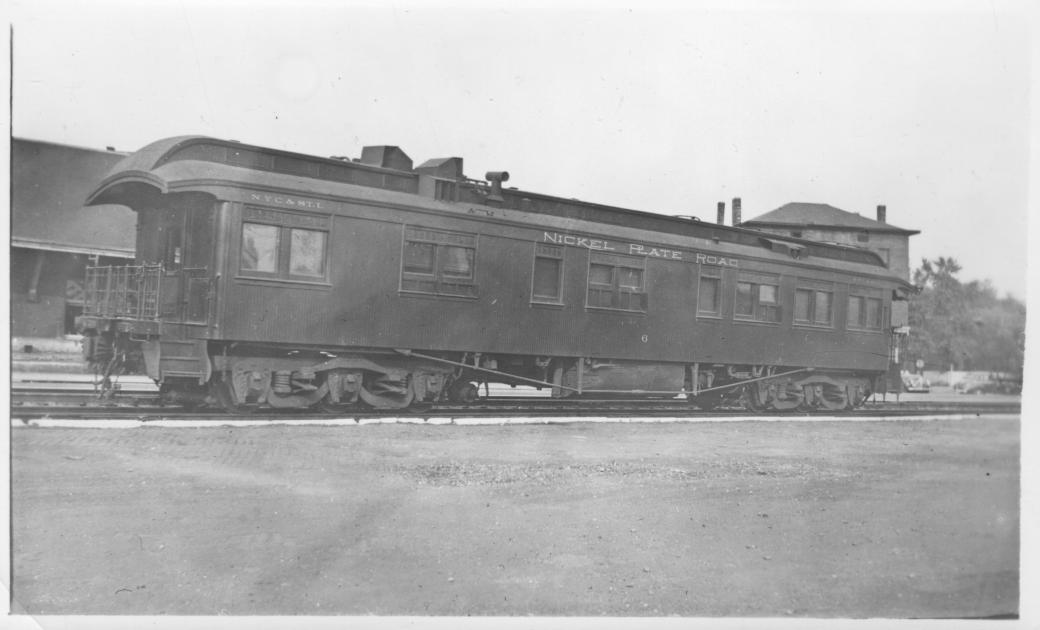 NKP Official Car 1st # 6 side view unknown | The Nickel Plate Archive