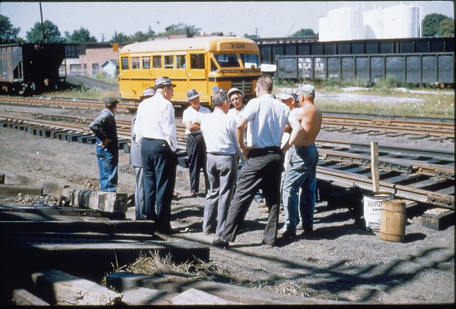 NKP Officials Confer WMC | The Nickel Plate Archive