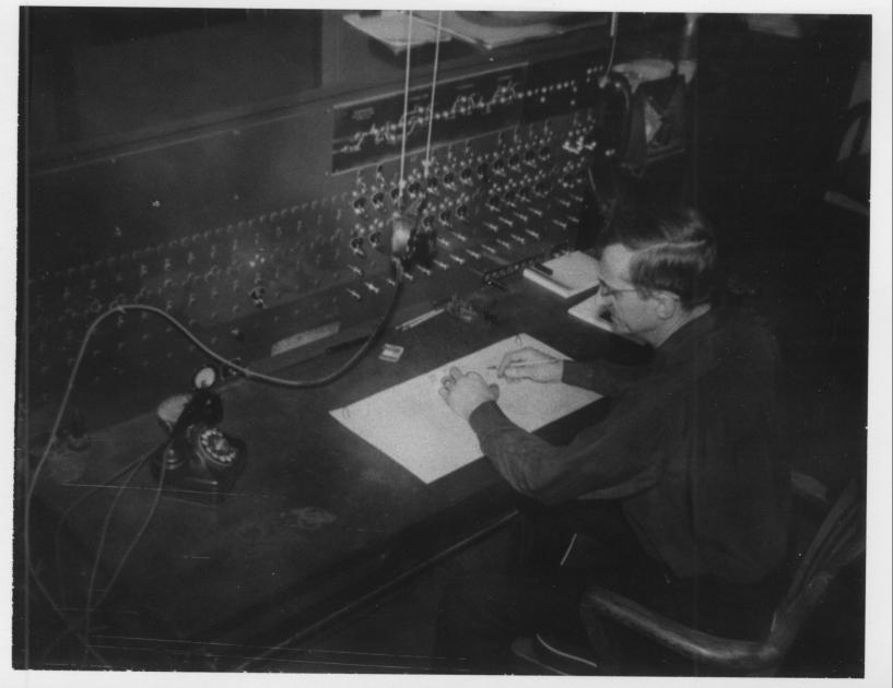 NKP Operator GC Tower Vermilion OH 1957 John | The Nickel Plate Archive