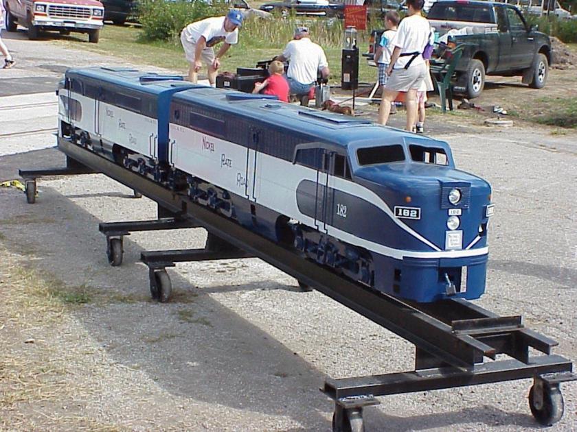 NKP PA-1 7 half inch scale model | The Nickel Plate Archive