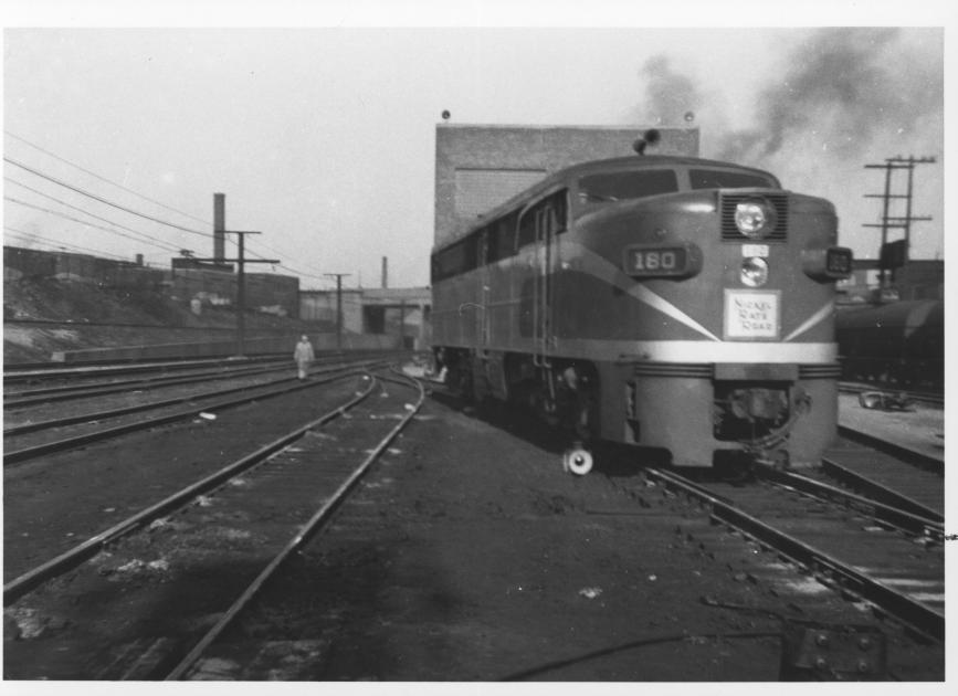 NKP PA1 180 Cleveland OH E75th 1950's | The Nickel Plate Archive