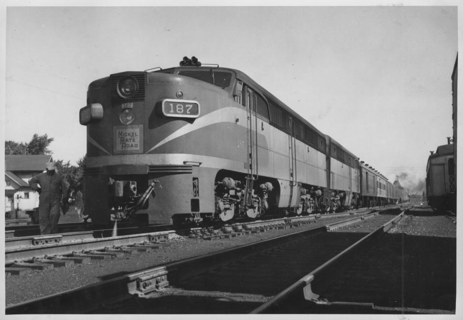 NKP PA1 187 Bellevue OH 1950's | The Nickel Plate Archive