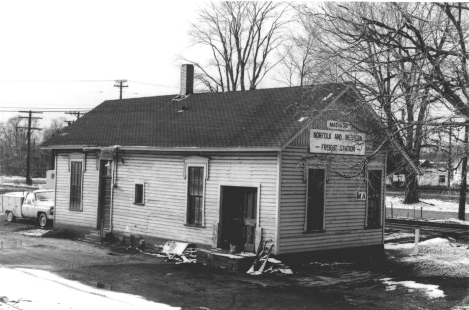 NKP Pass Sta. Madison O. RR 2-22-76 | The Nickel Plate Archive