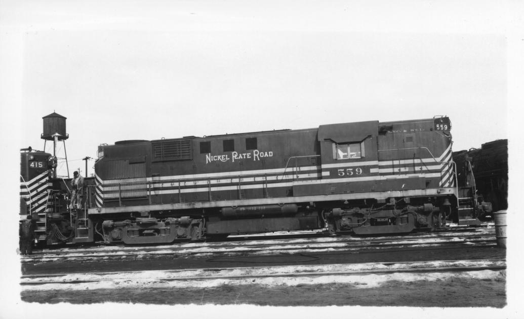 NKP RS11 559 Brewster OH 2-1-1958 | The Nickel Plate Archive