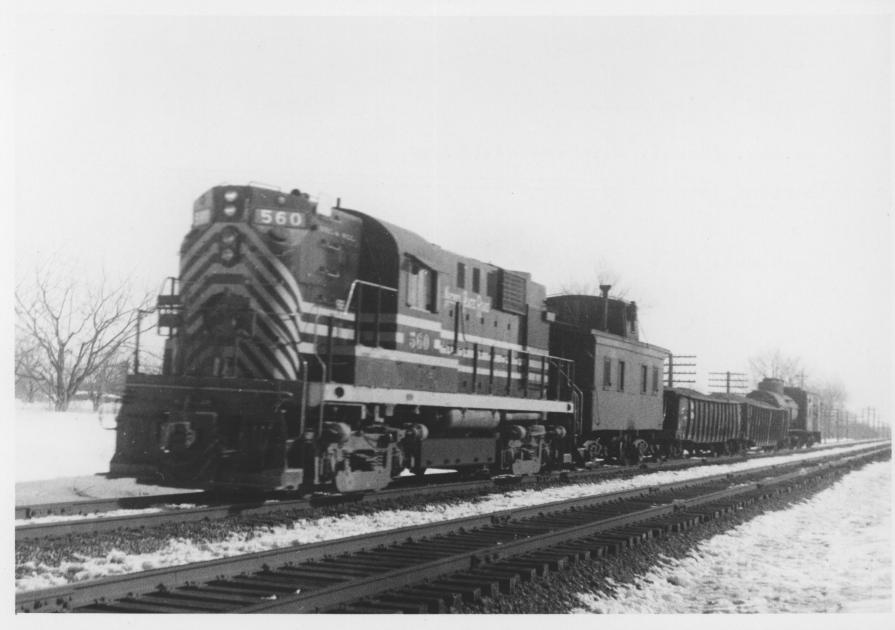 NKP RS11 560 Conneaut OH 3-12-1960 | The Nickel Plate Archive