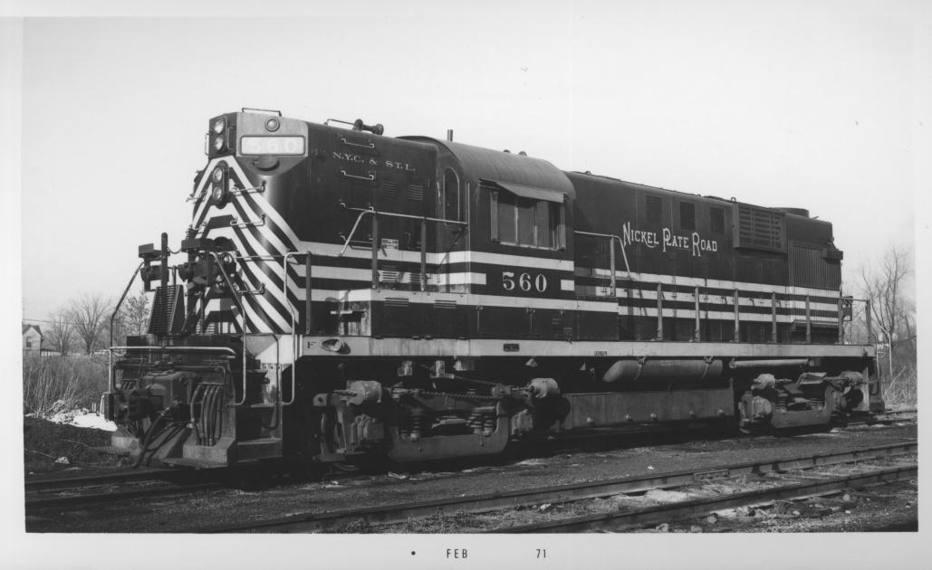 NKP RS11 560 Muncie IN 1-12-1961 ABJ | The Nickel Plate Archive