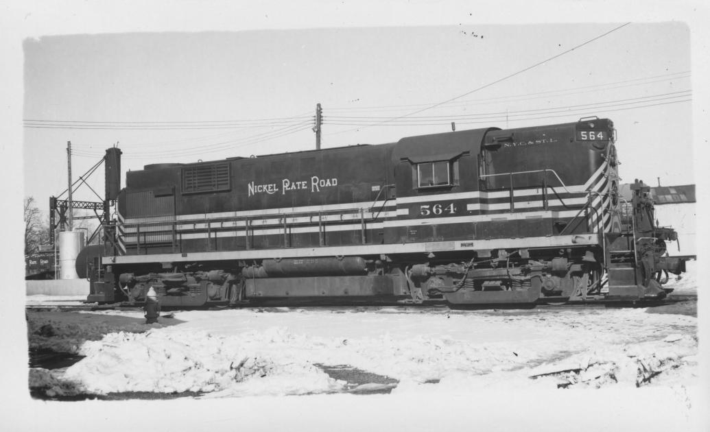 NKP RS11 564 Muncie IN 12-18-1960 | The Nickel Plate Archive