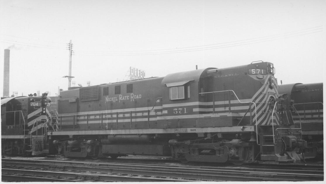 NKP RS11 571 Muncie IN 3-12-1961 | The Nickel Plate Archive