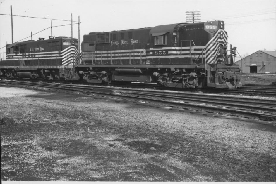 NKP RS11 855 East Wayne IN 4-3-1965 | The Nickel Plate Archive
