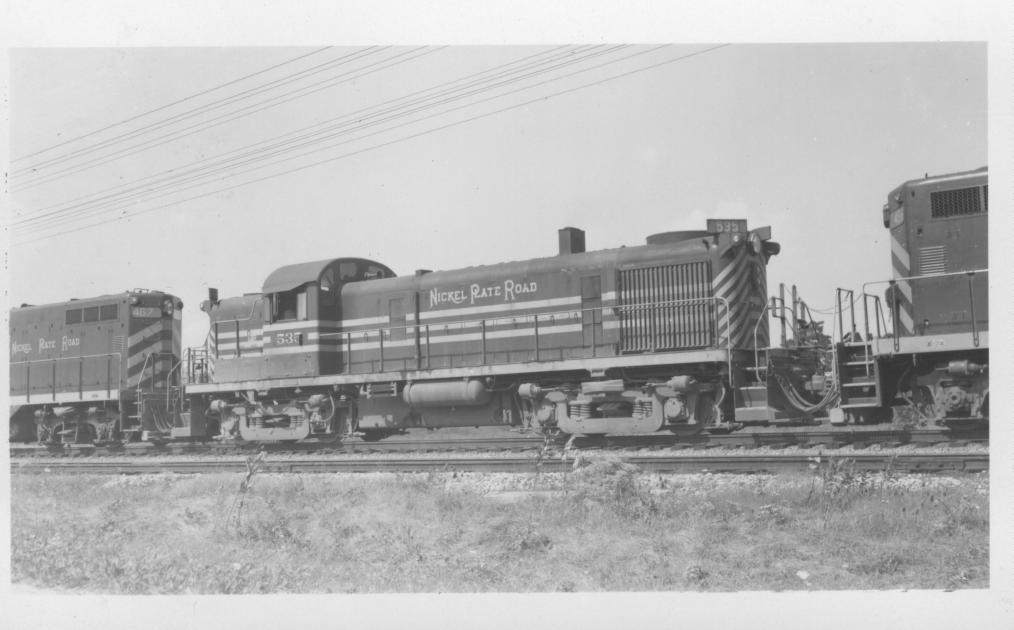 NKP RS3 535 Muncie IN 9-23-1961 | The Nickel Plate Archive
