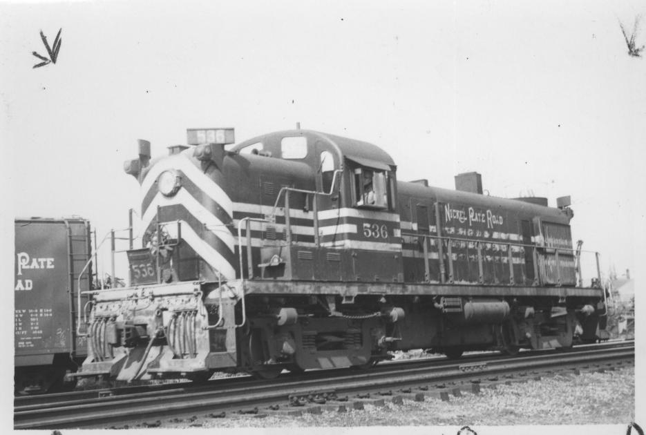 NKP RS3 536 Fremont OH 2-28-1966 | The Nickel Plate Archive
