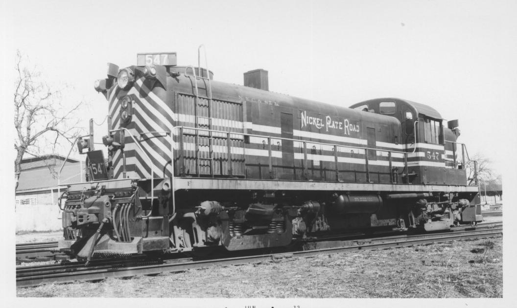 NKP RS3 547 Elwood IN 3-10-1961 | The Nickel Plate Archive