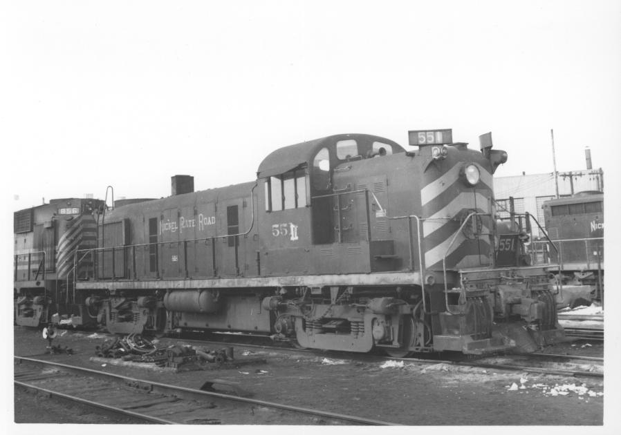 NKP RS3 551 Bellevue OH 3-20-1966 HAM | The Nickel Plate Archive