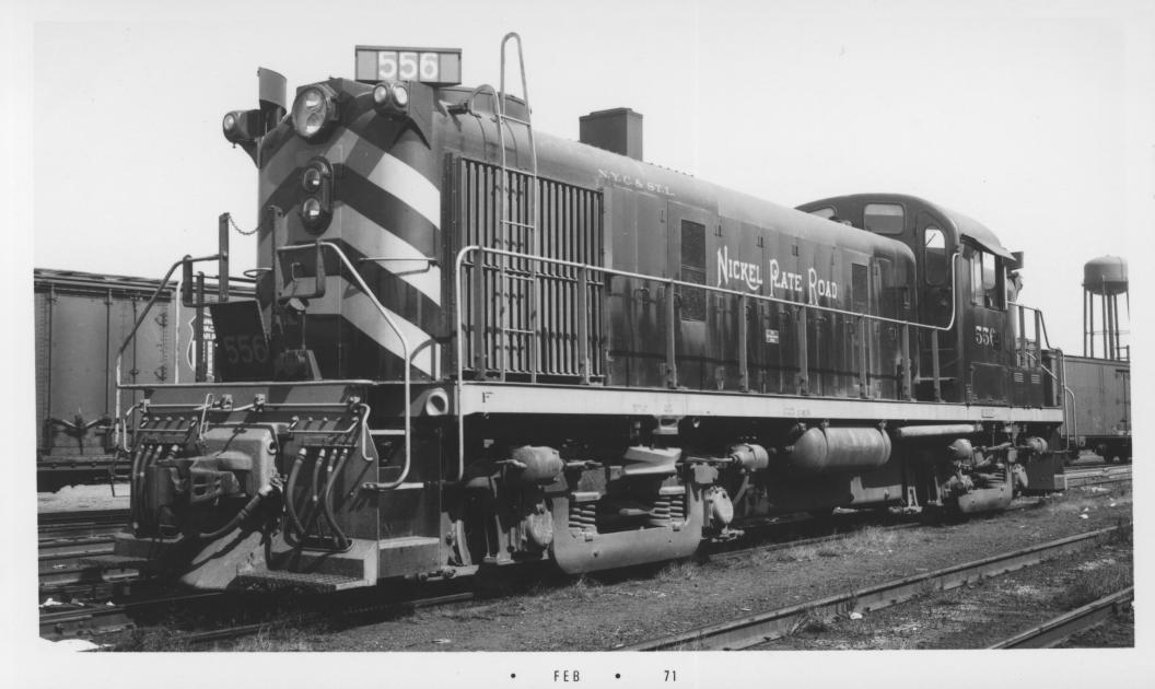 NKP RS3 556 Frankfort IN 9-23-1960 ABJ | The Nickel Plate Archive