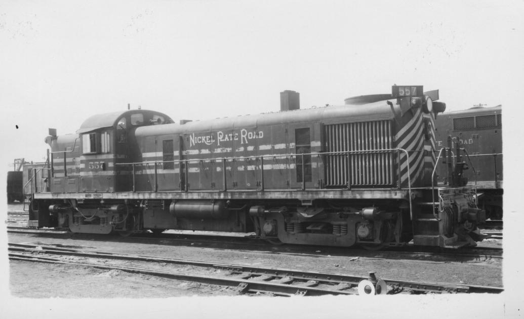 NKP RS3 557 Bellevue OH 5-9-1965 | The Nickel Plate Archive