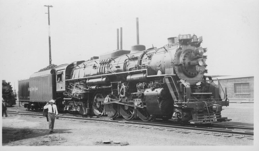 NKP S-1 721 Frankfort IN 8-12-1950 | The Nickel Plate Archive