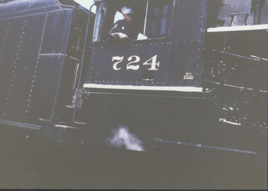 NKP S-1 724 Frankfort IN with engineer | The Nickel Plate Archive