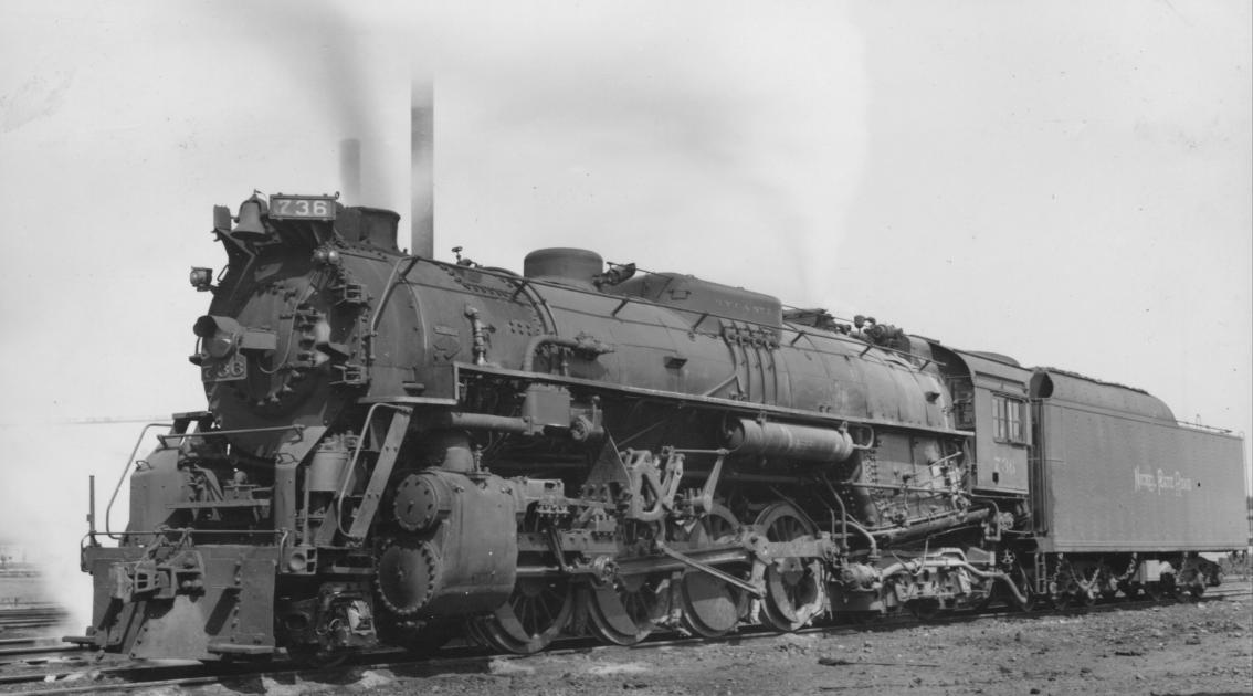 NKP S-1 736 Peoria IL 4-23-1950 | The Nickel Plate Archive
