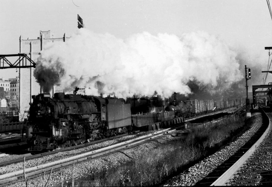 NKP S-1 738 Cleveland OH LF view 12-1-1957 WEC Col | The Nickel Plate Archive