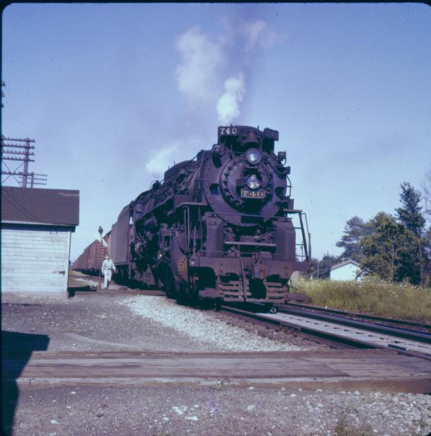 NKP S-2 740 Vermilion OH front view 7-14-57 DKR | The Nickel Plate Archive