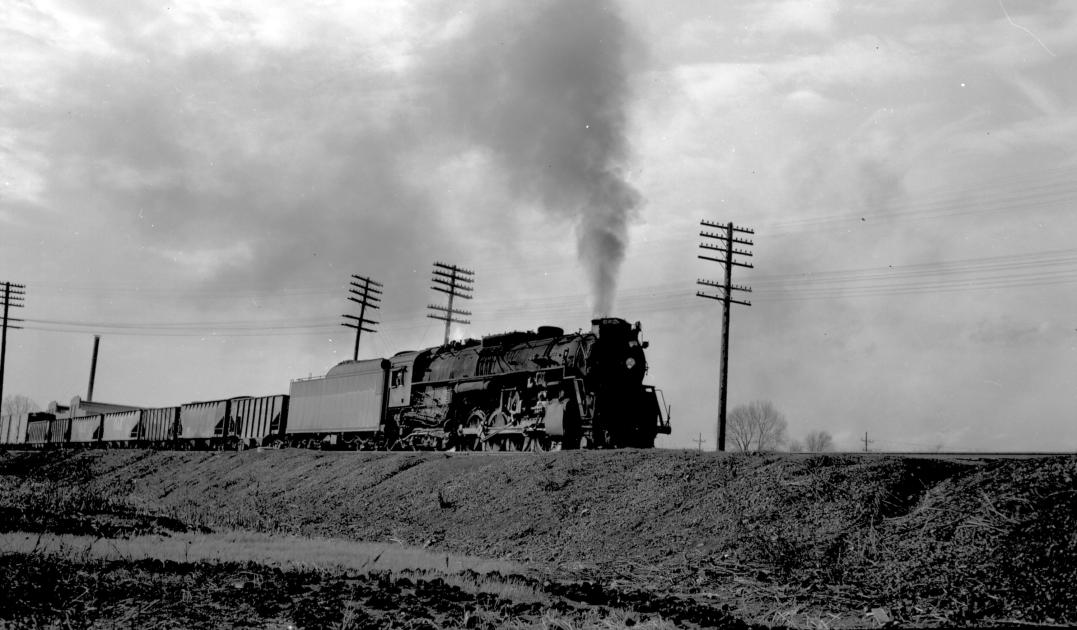 NKP S-2 743 Erie PA 4-14-1957 eb Dean Yard | The Nickel Plate Archive
