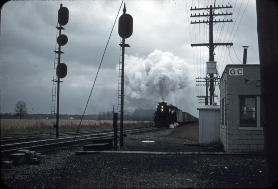 NKP S-2 744 Vermilion OH GC Tower eb 1-27-57 PTH | The Nickel Plate Archive
