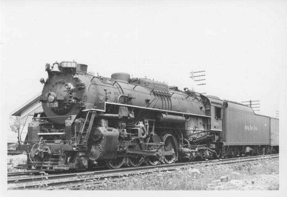 NKP S-2 755 Westfield NY 8-1946 | The Nickel Plate Archive