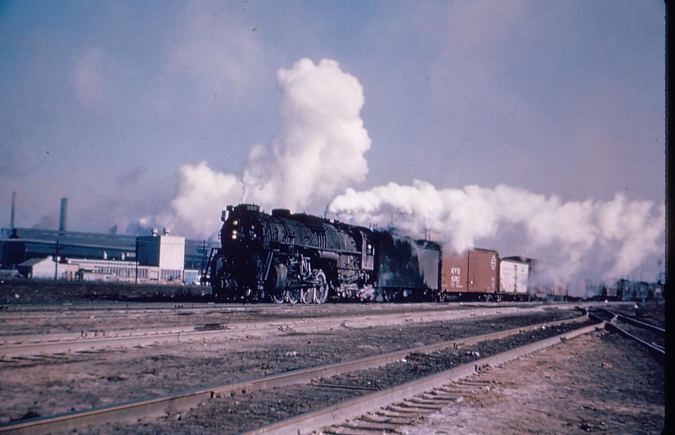 NKP S-2 757 Chicago IL 3 -1967 leaving with train | The Nickel Plate ...