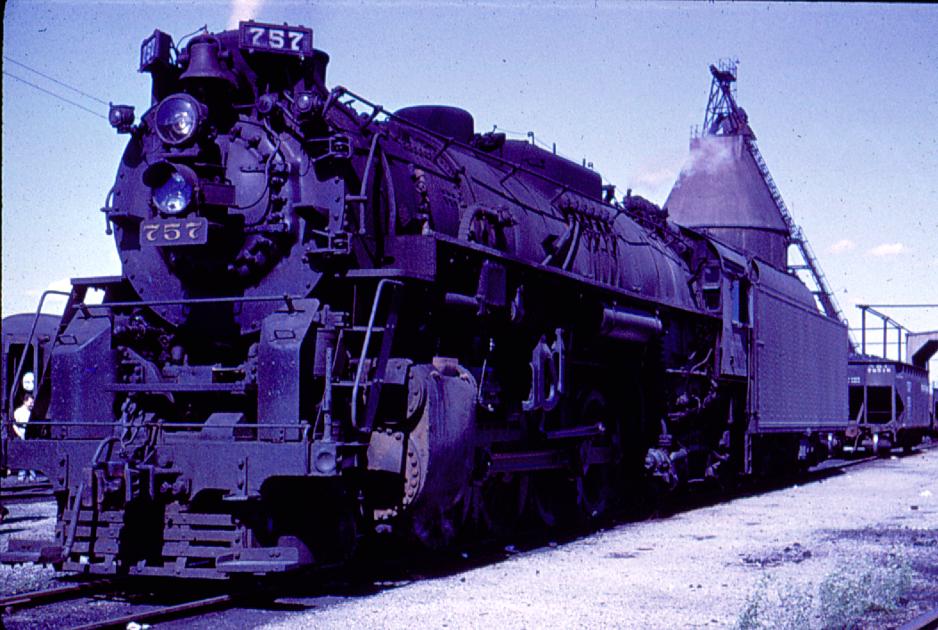 NKP S-2 757 East Wayne IN left front view | The Nickel Plate Archive