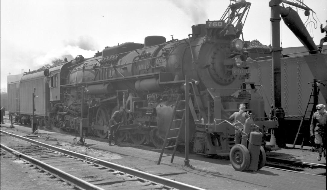 NKP S-2 760 Bellevue OH 5-5-1957 on Service track | The Nickel Plate ...
