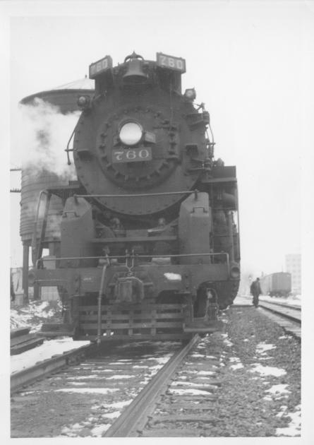 NKP S-2 760 Rocky River OH Head on view | The Nickel Plate Archive