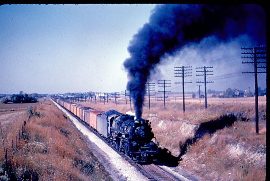 NKP S-2 761 NKP District eastbound with train | The Nickel Plate Archive