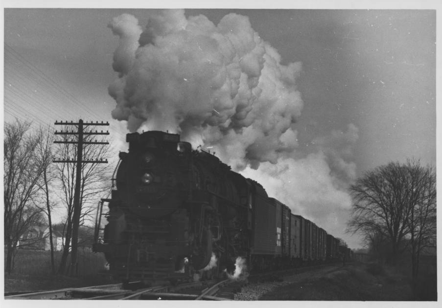 NKP S-2 763 Vermilion OH ca.1955 wb H.Ludlow | The Nickel Plate Archive