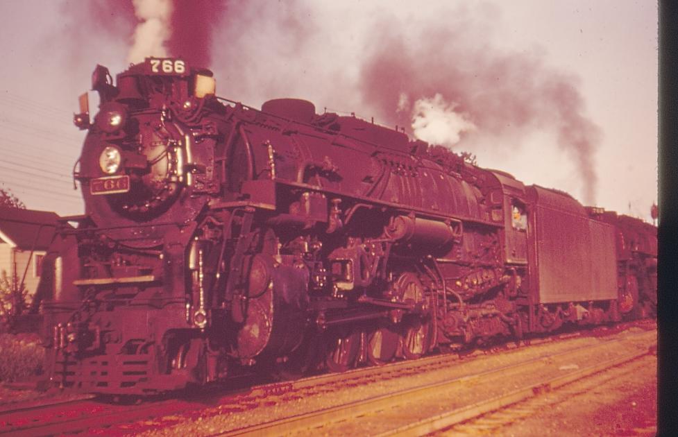 NKP S-2 766 Valparaiso IN doubleheaded with 762 | The Nickel Plate Archive