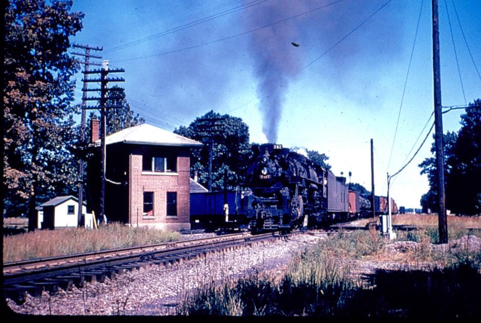 NKP S-2 767 Hobart IN westbound with local | The Nickel Plate Archive