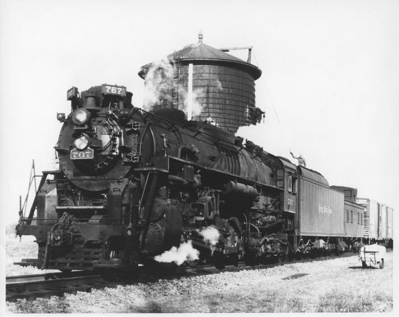 NKP S-2 767 Tippecanoe IN 3-1958 Jim Hawk-HAM | The Nickel Plate Archive