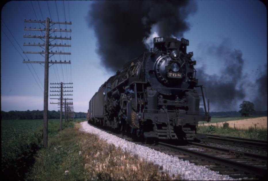 NKP S-2 768 Old Fort OH wb 7-14-57 PTH | The Nickel Plate Archive