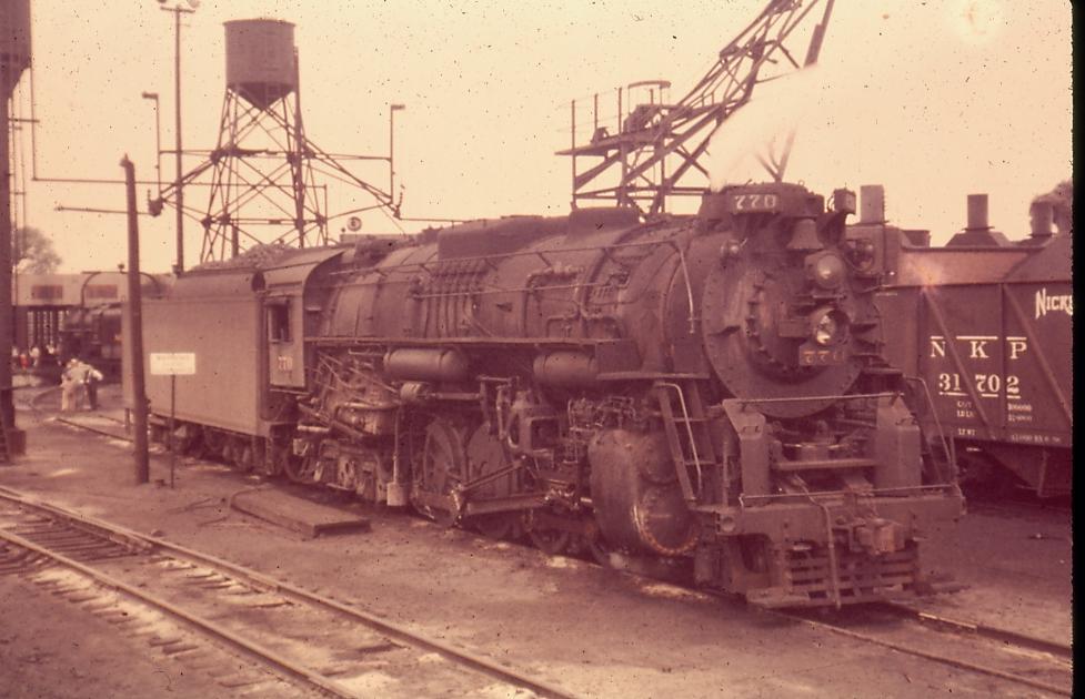 NKP S-3 770 Conneaut OH at service area | The Nickel Plate Archive