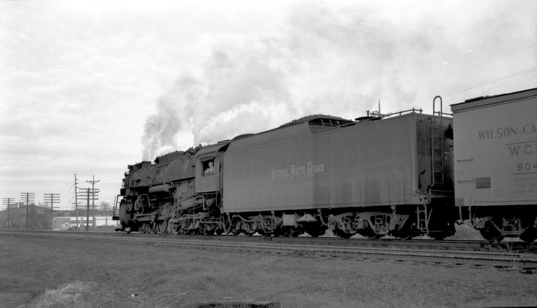 NKP S-3 770 Erie PA 4-21-1957 going away view | The Nickel Plate Archive