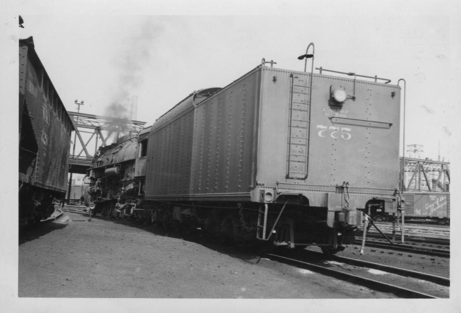 NKP S-3 775 Buffalo NY Rearof tender RHG | The Nickel Plate Archive