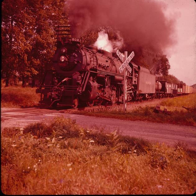 NKP S-4 802 Avery OH 1957 wb BBL | The Nickel Plate Archive