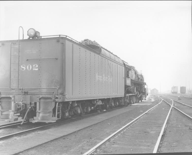 NKP S-4 802 Rear View of tender right side | The Nickel Plate Archive