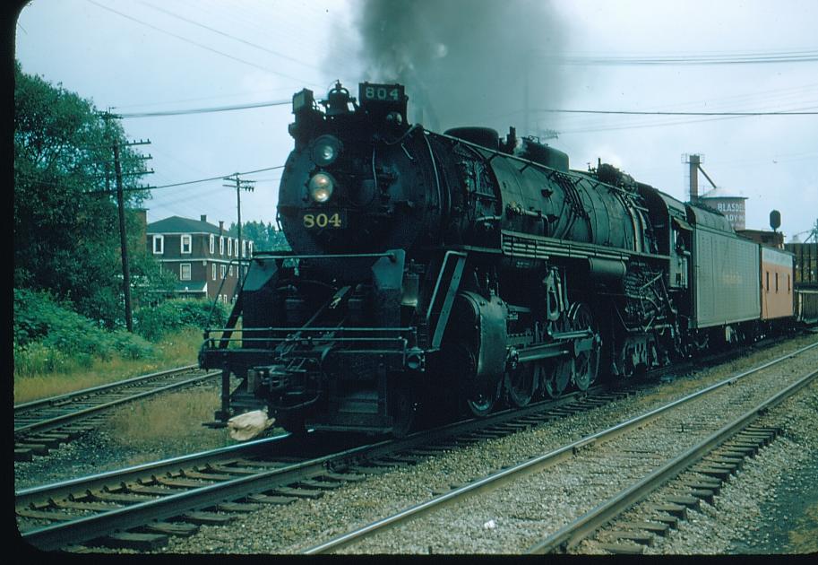 NKP S-4 804 Blasdell NY 7-1957 EB | The Nickel Plate Archive