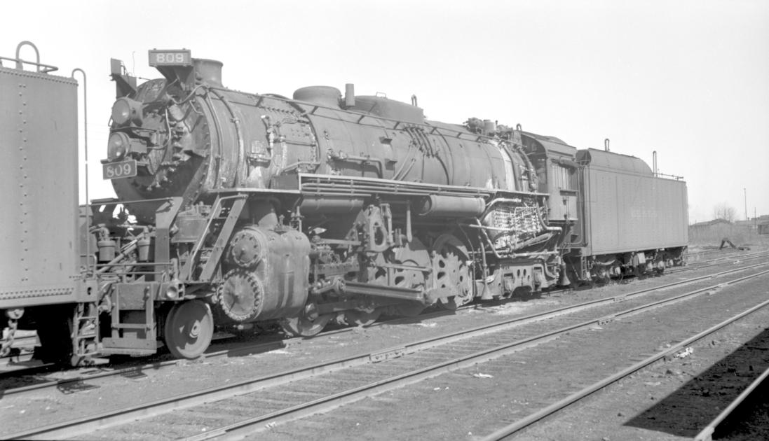 NKP S-4 809 Conneaut OH 3-23-1958 deadline | The Nickel Plate Archive