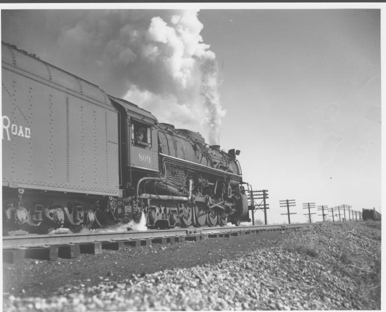NKP S-4 809 Sheffield OH 3-1958 Going away PTH | The Nickel Plate Archive