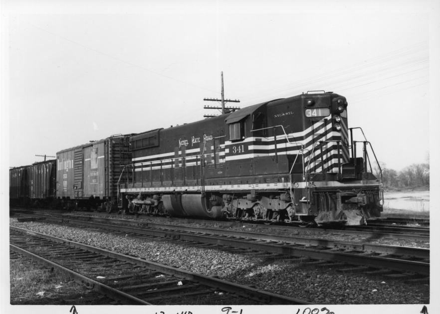 NKP SD9 341 Fremont OH 2-17-1965 | The Nickel Plate Archive