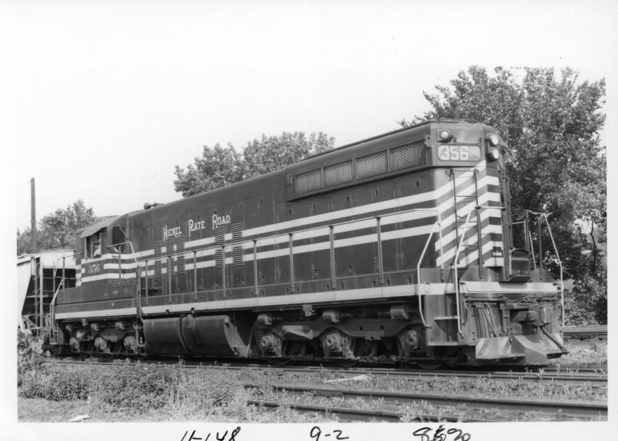 NKP SD9 356 Zanesville OH 6-1964 | The Nickel Plate Archive
