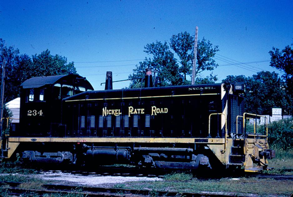 NKP SW9 234 right side view | The Nickel Plate Archive