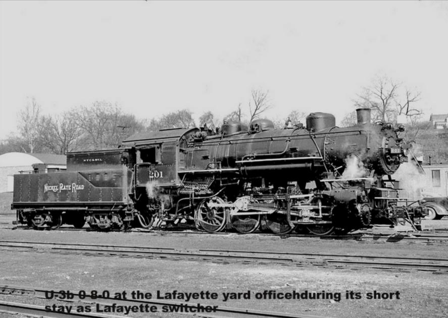 NKP U-2 201 Lafayette IN 1950's | The Nickel Plate Archive