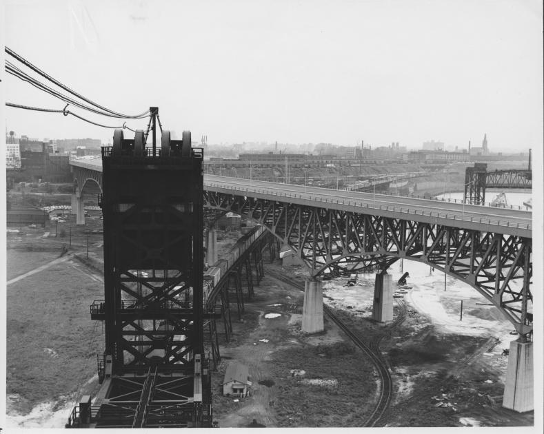 NKP View Cleveland OH Looking east from Drawbridge 1950's | The Nickel ...